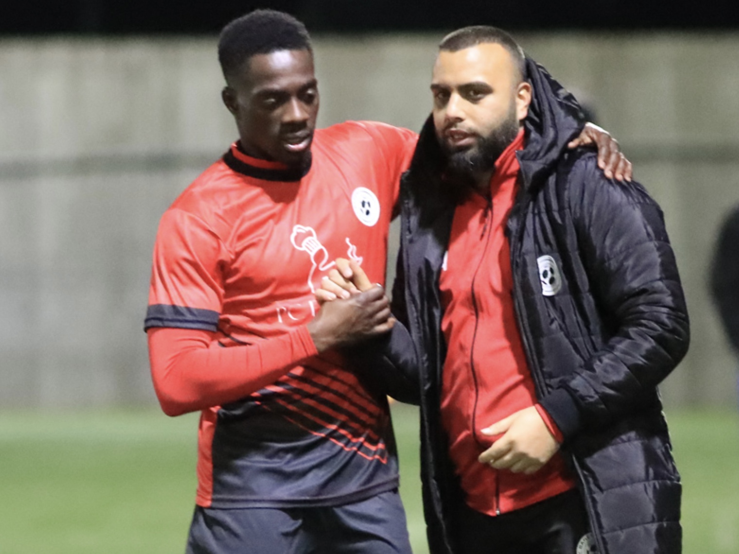 A post match word with FC Baresi player Junior Appiah, following his ...
